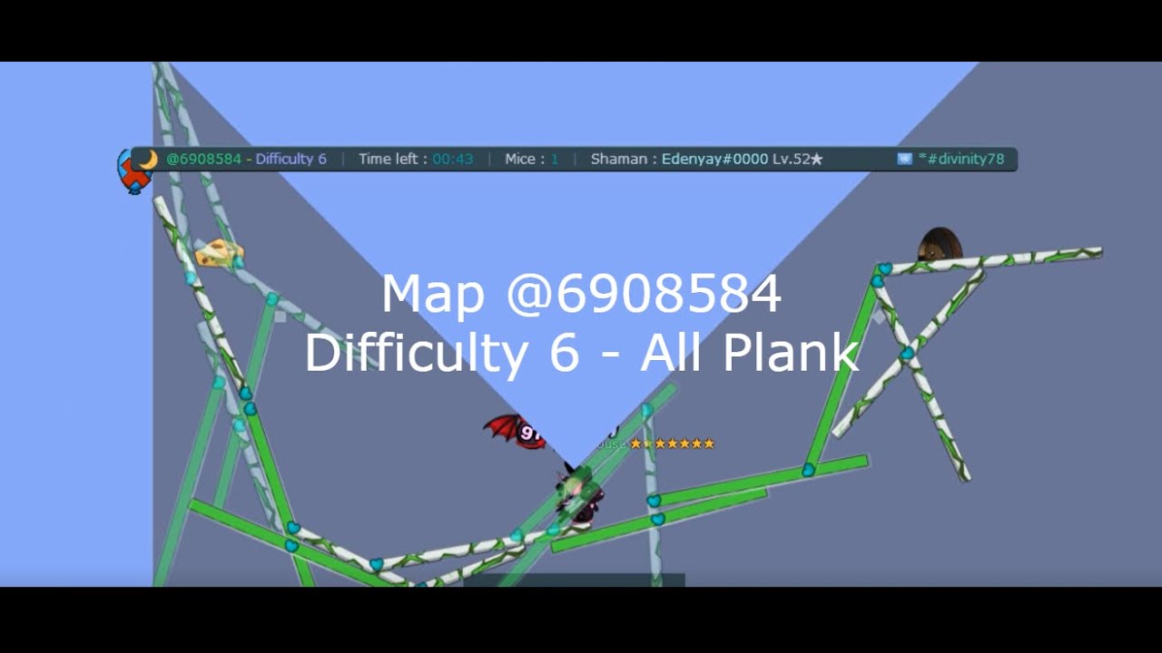 Transformice Divinity - Difficulty 6 - Map @6908584 - YouTube