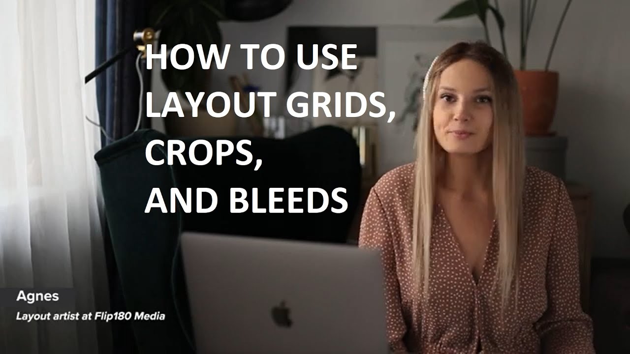 Magazine design tutorial: layout grid, crops, and bleed - YouTube