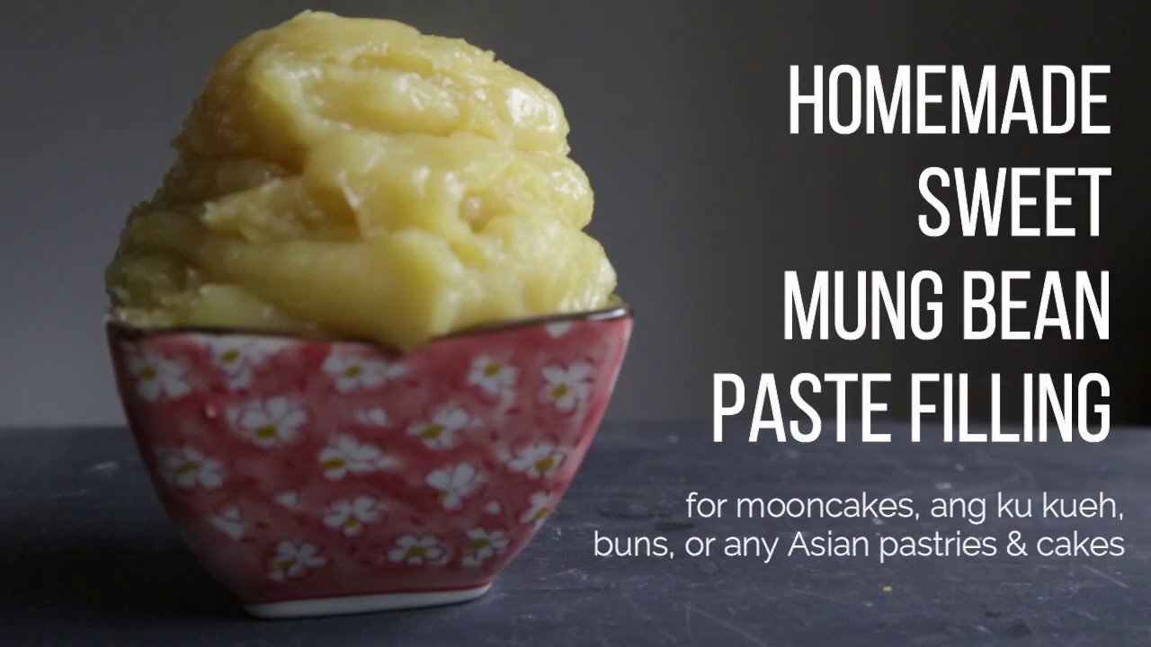 Easy Sweet Mung Bean Paste Recipe - YouTube