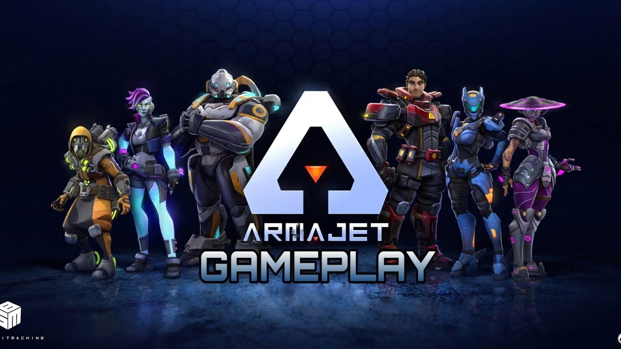 Armajet:New 4v4 arena shooter Multiplayer Android Gameplay 1080p/60fps ...