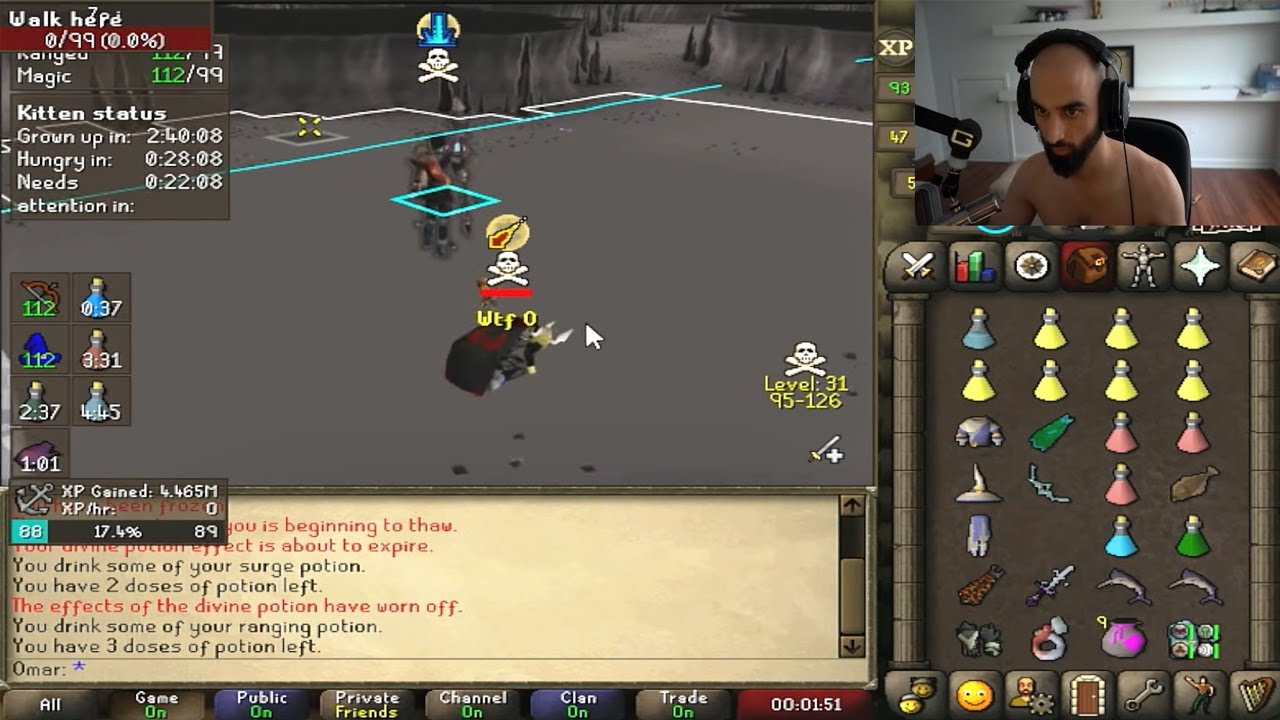 NEW BEST HEALING FOOD IN OSRS | Intense Risk Fighting | Road to Max ...