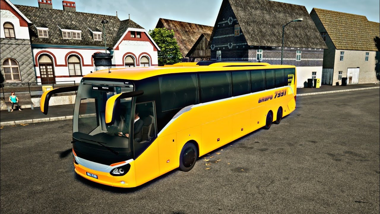 Setra Comfortable Class S 519 HD || Fer Bus Simulator GAMEPLAY 2024 ...