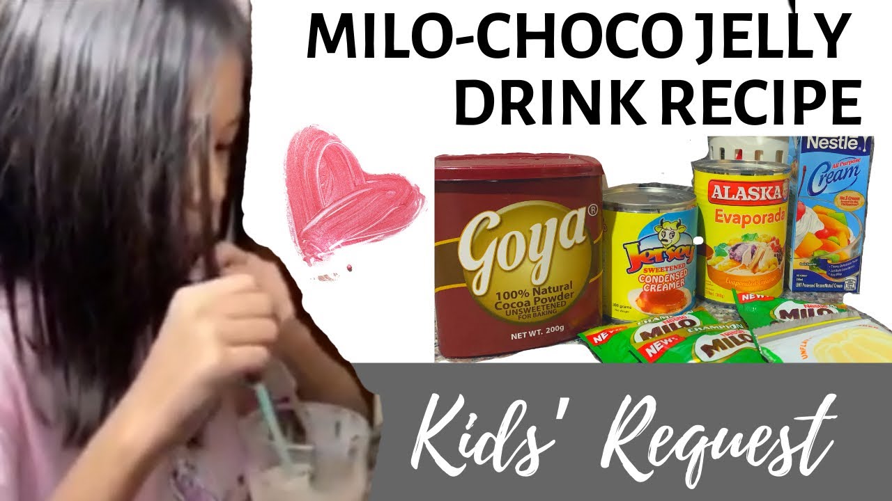 Quick and Easy Milo-Choco Jelly Drink | Simple Ingredients | Mommy Jill ...