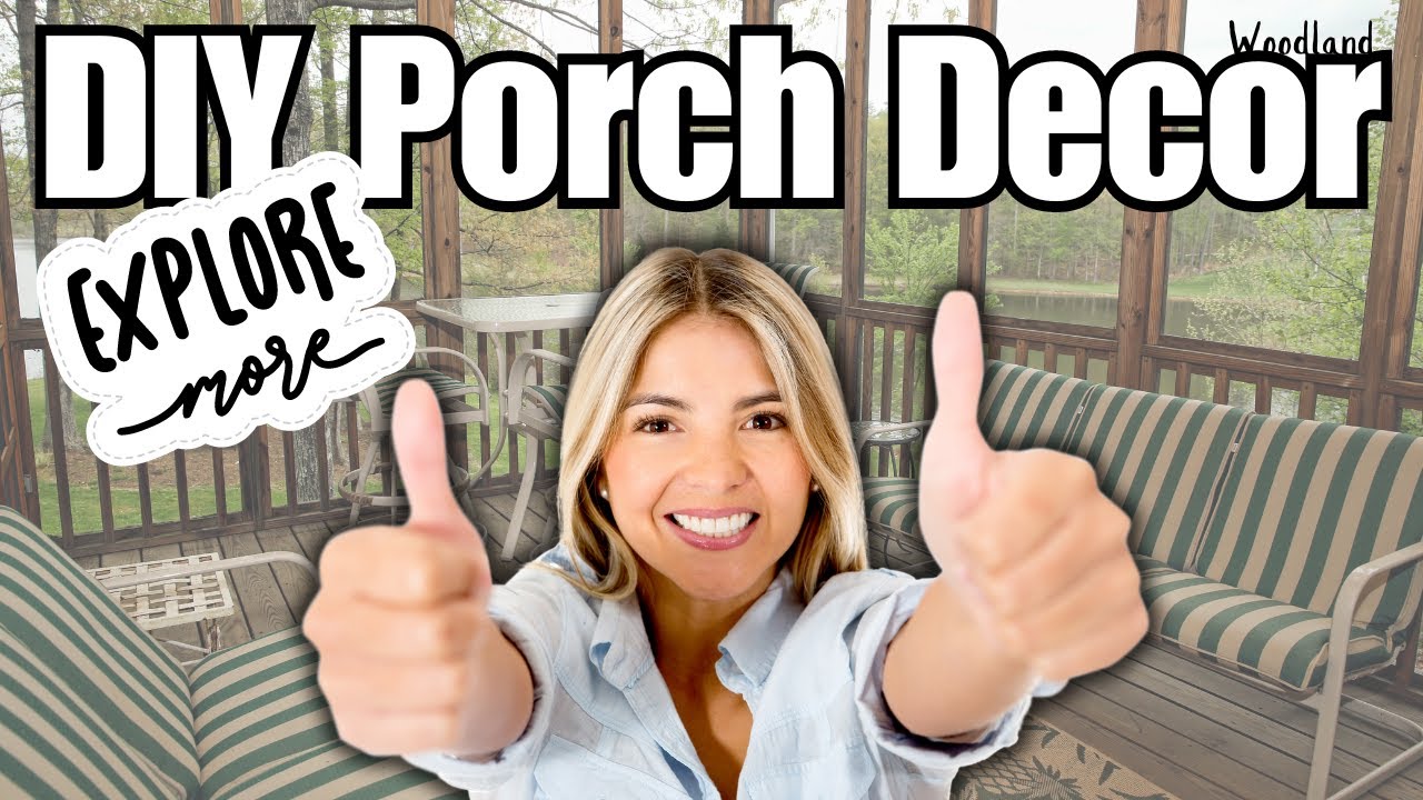 NEW Rustic Porch DIY Decor Ideas For NATURE LOVERS - YouTube