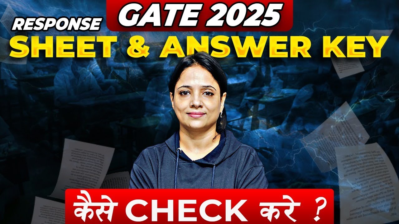 GATE Response Sheet 2025 Out | GATE Answer Key 2025 | GATE Response ...