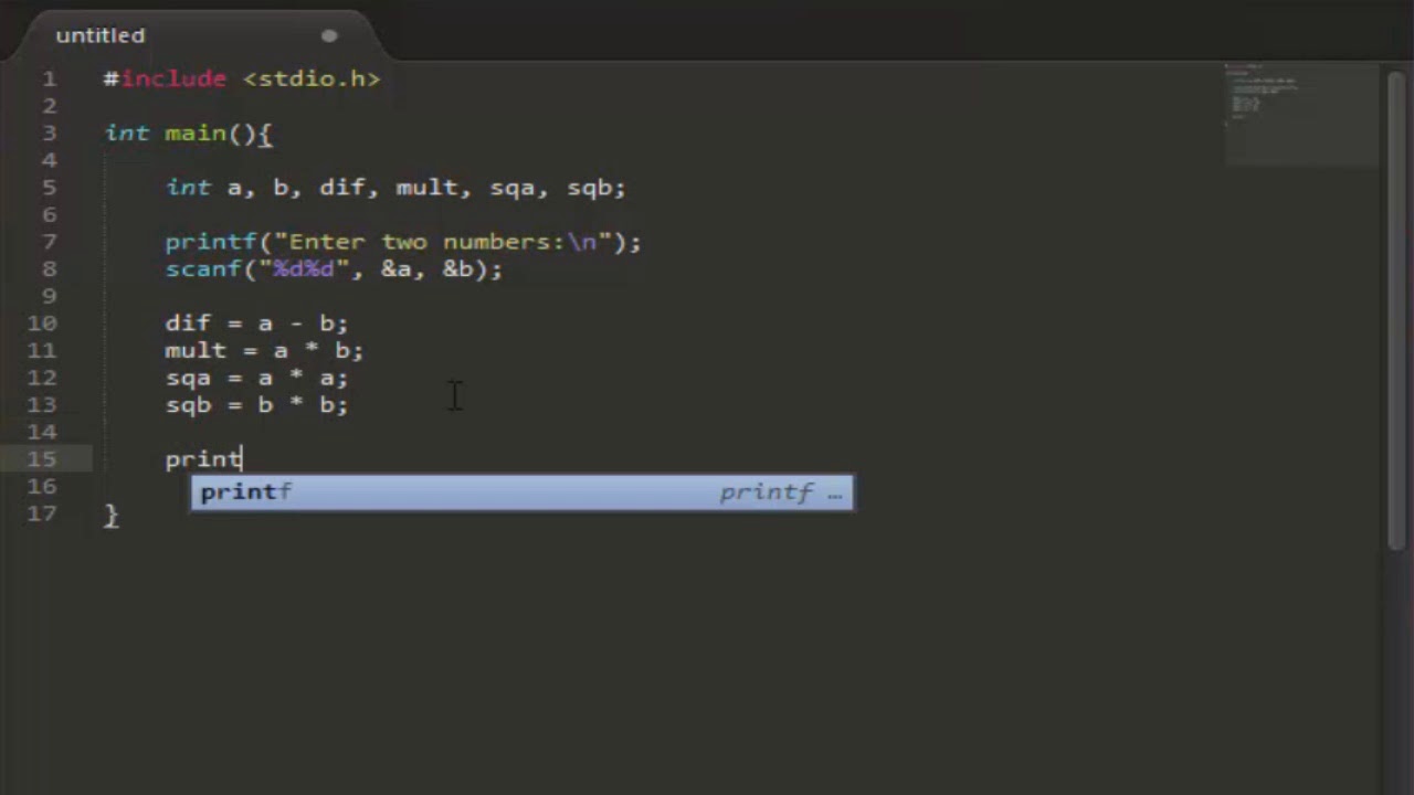 C Programming Tutorial Input Output And Arithmetic Operators Youtube 6038