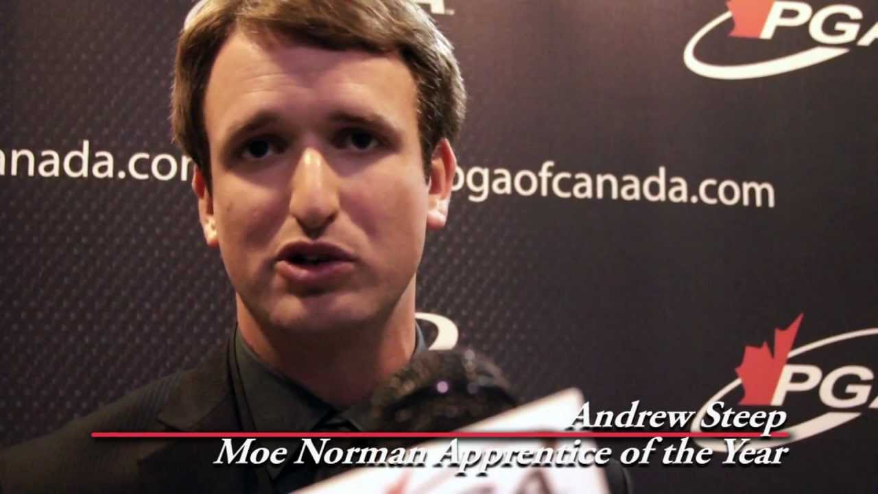 Andrew Steep - Moe Norman Apprentice of the Year - YouTube