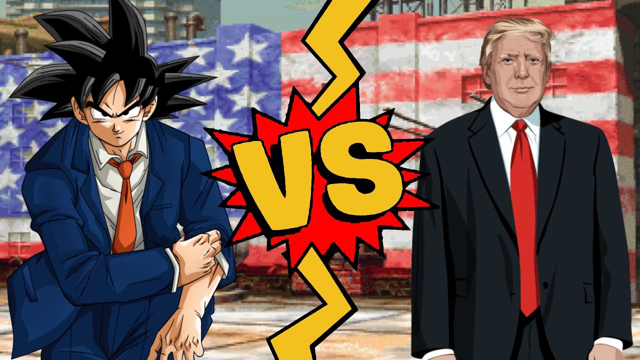 M.U.G.E.N. Battles | Goku vs Donald Trump - YouTube