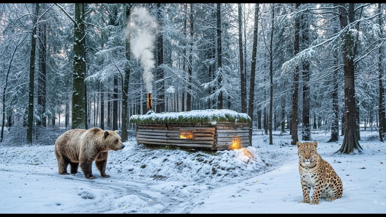 Living with Wild Animals – My Complete Log Cabin Construction Story ...