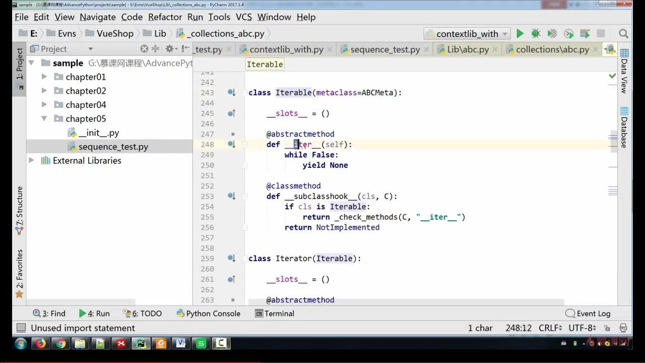 5 2 python中序列类型的abc继承关系 - YouTube