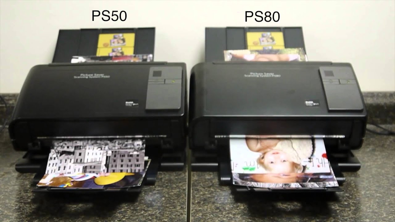 PS50 vs PS80 Scanner Race 600DPI - YouTube