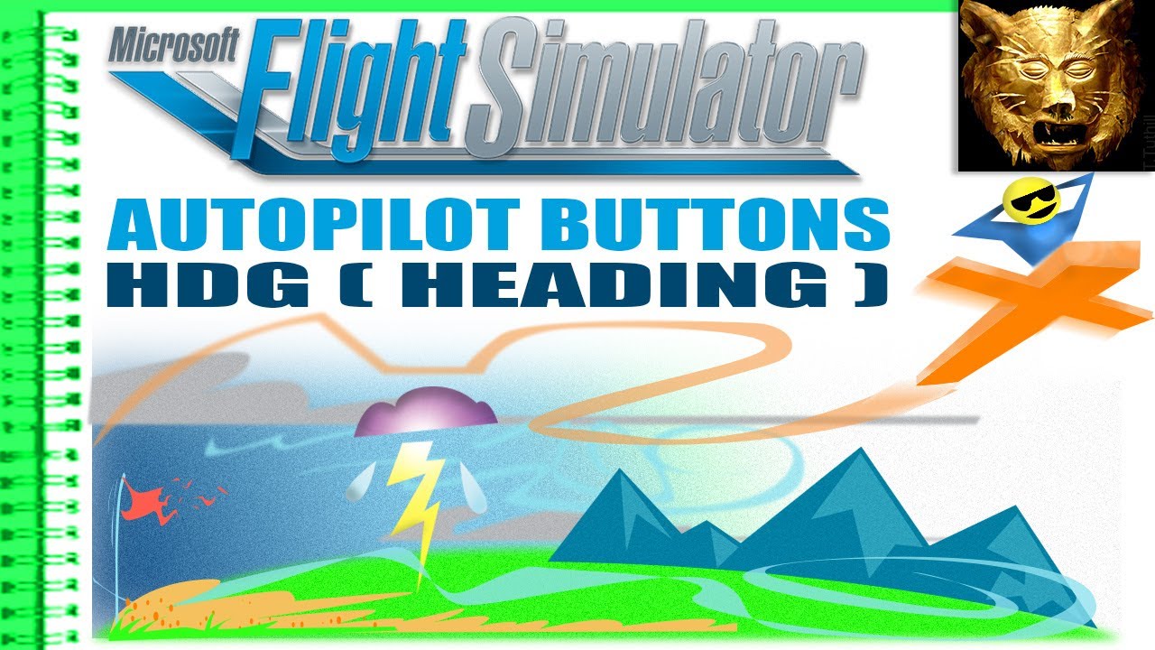 [ MSFS 2020 ] AP BUTTONS: HDG (HEADING) - YouTube