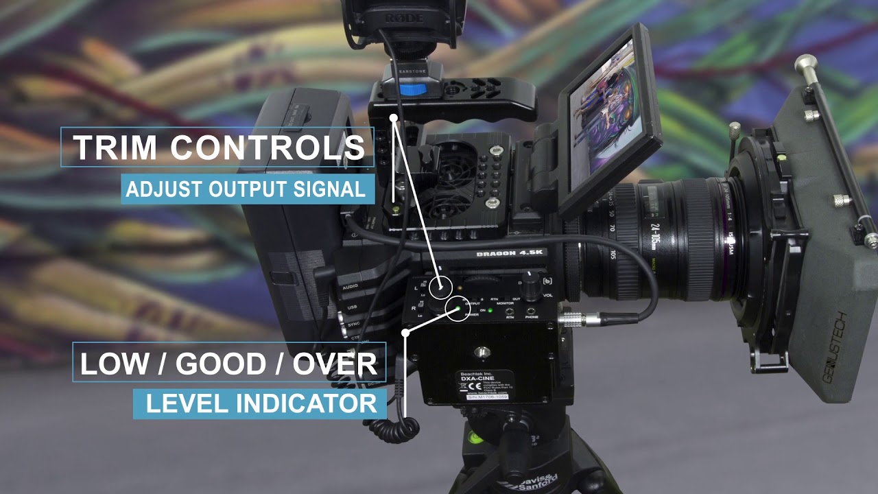 Superb sound performance on cinema cameras - YouTube