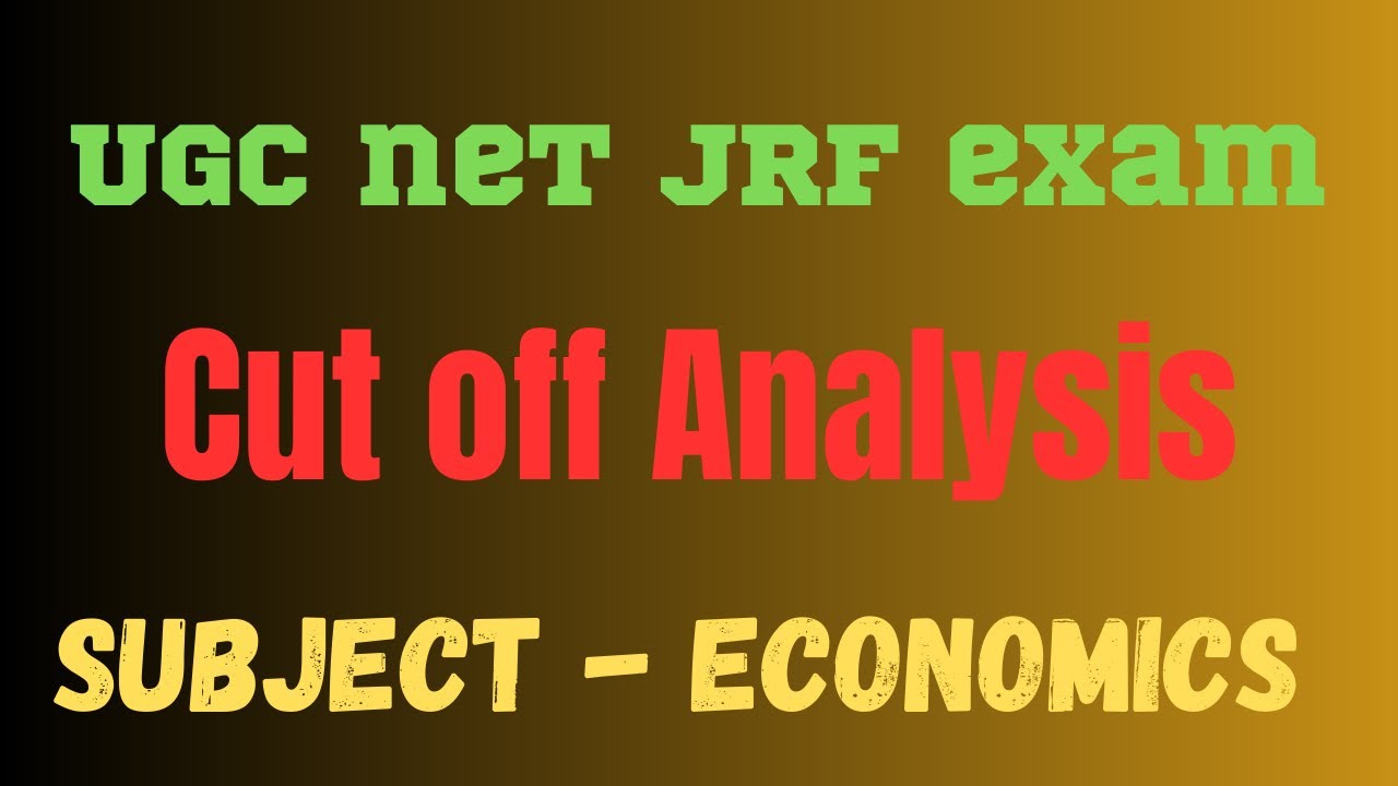 Cut off analysis ||| Economics - YouTube