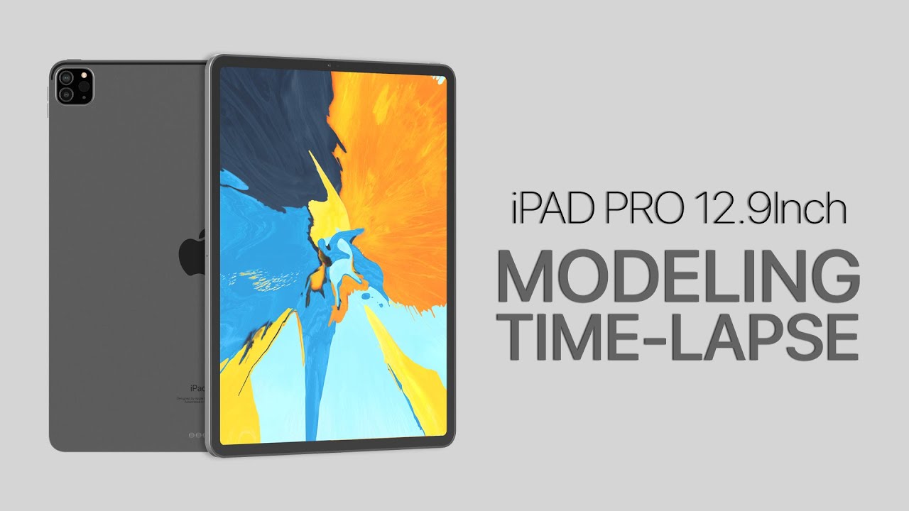 MODELING iPAD PRO TIMELAPSE - SOLIDWORKS - YouTube