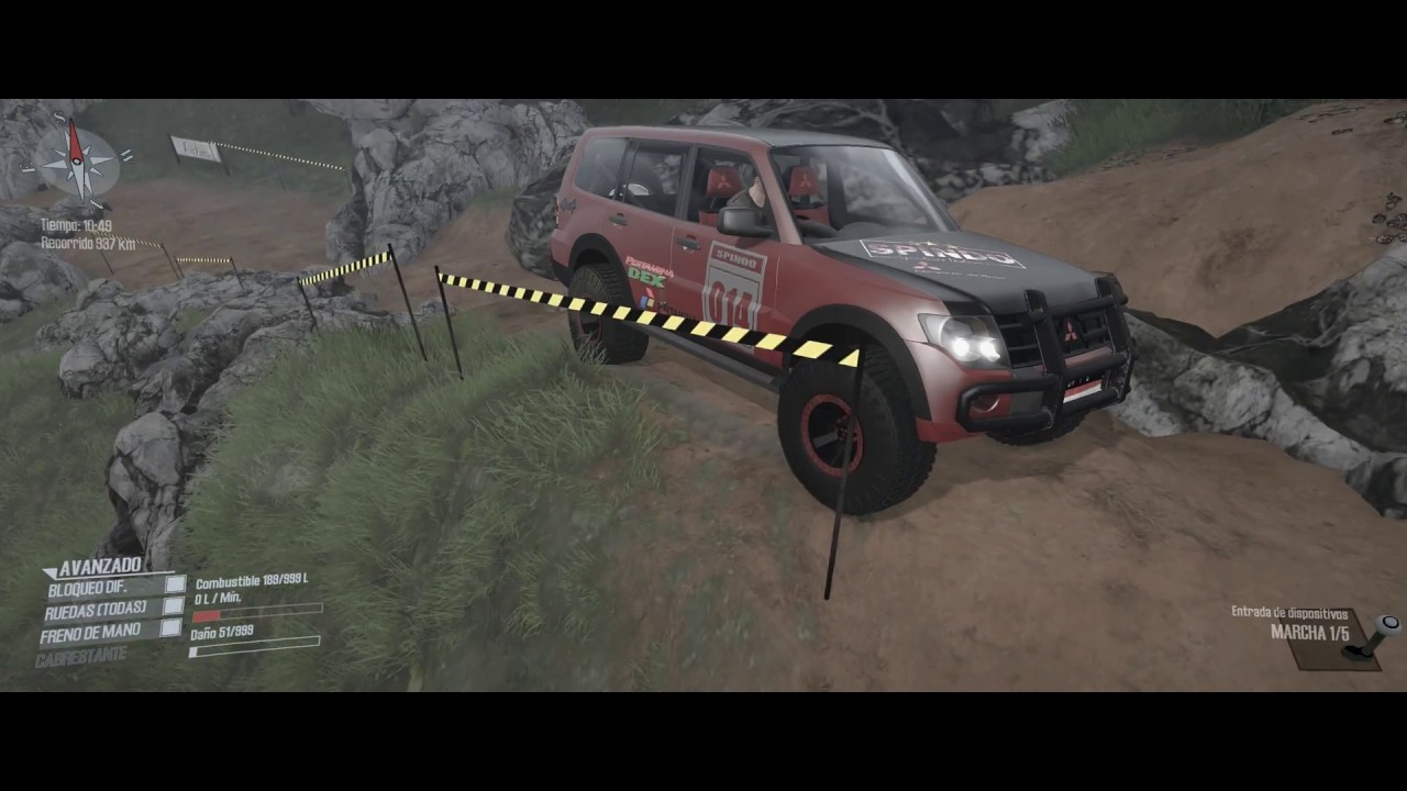 Spintires MudRunner LEVEL_PARAMOUNT MITSHUBISHI - YouTube