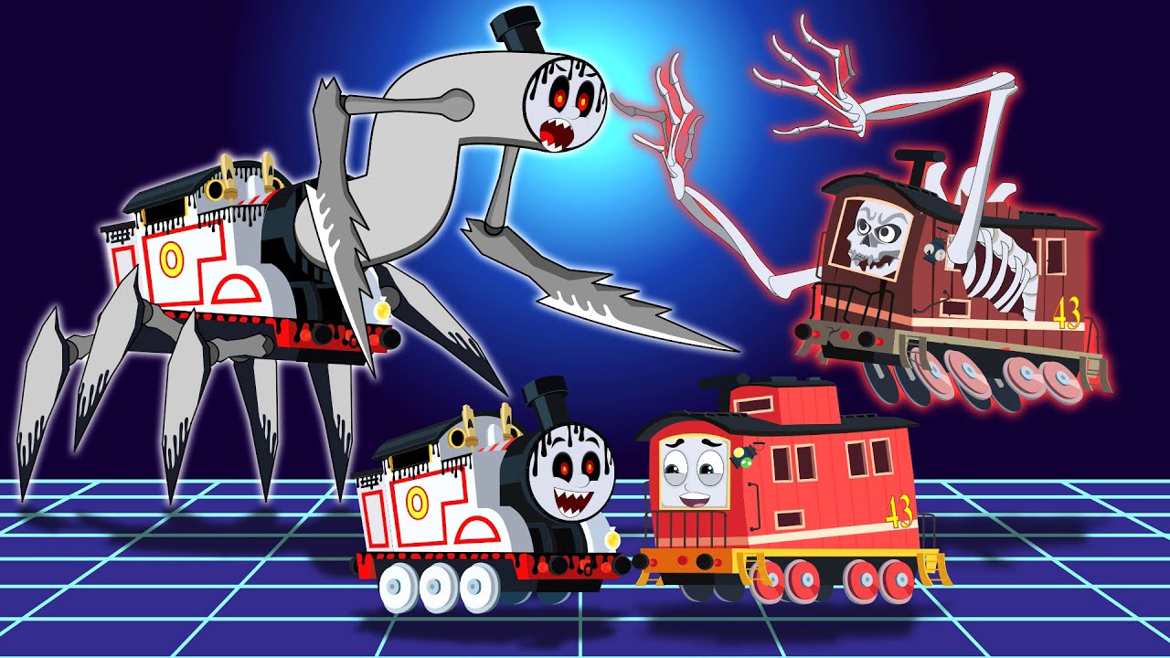 Sandy train VS Timothy the Ghost Train #soloanimation - YouTube