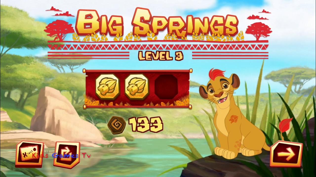 The Lion Guard Part 2 Big Springs Kion And The Lion Guard On An