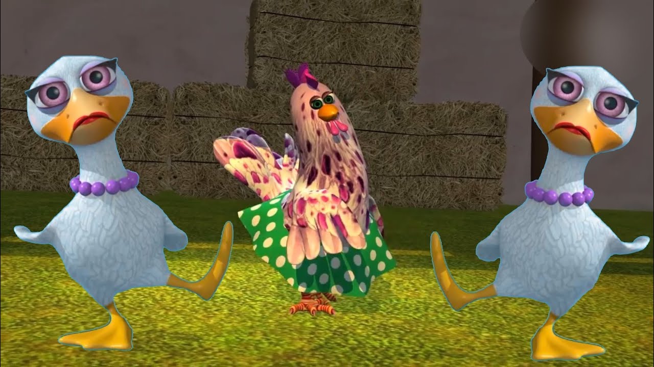 La Gallina Bataraza baile con El Ganso en impresionantes efectos en la ...