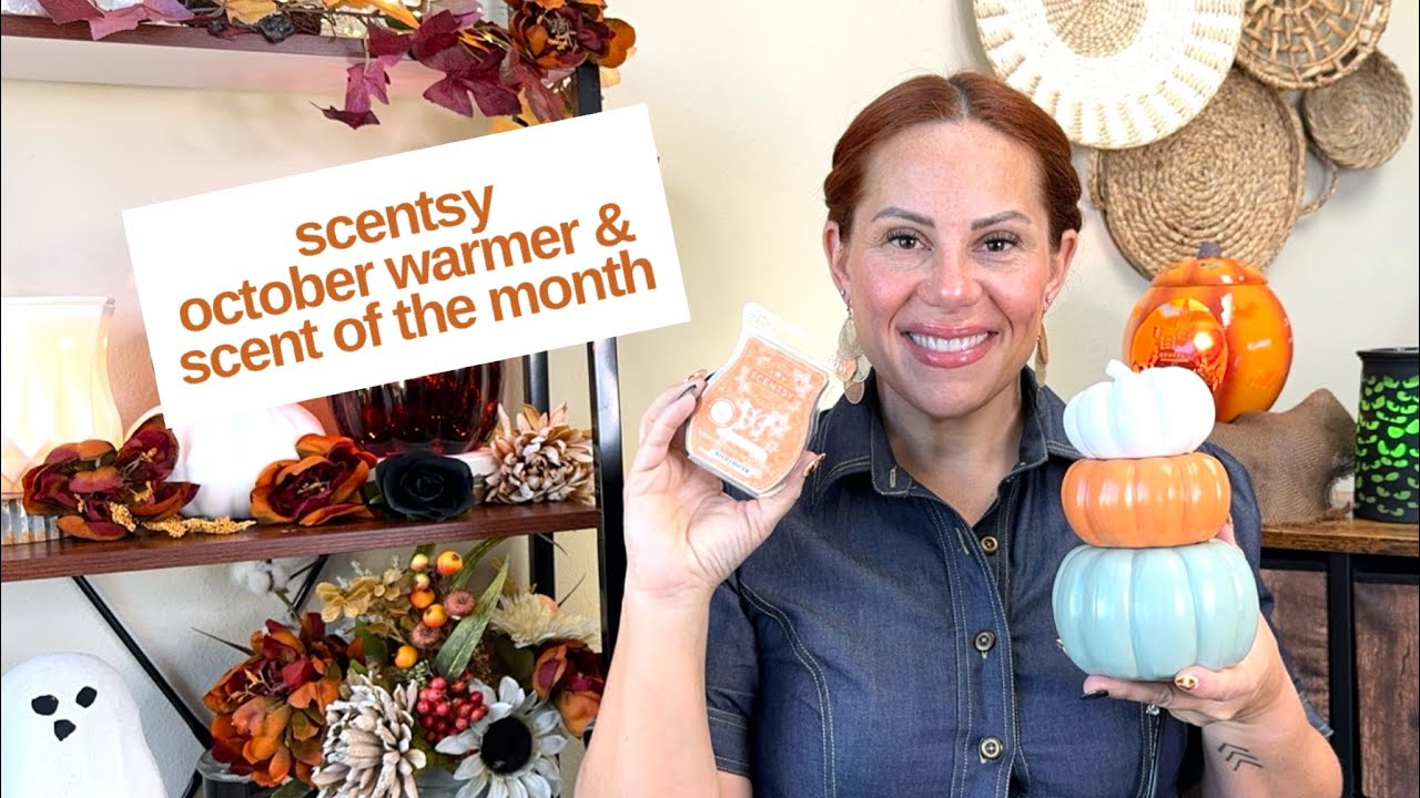 Scentsy October Warmer & Scent of the Month ~ Vanilla Chestnut - YouTube