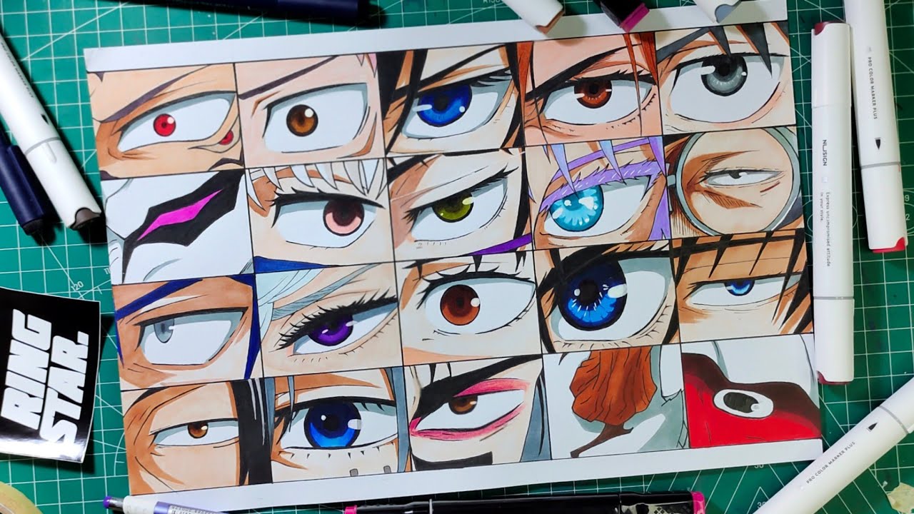 Drawing Anime Eyes Jujutsu Kaisen | 呪術廻戦 - YouTube