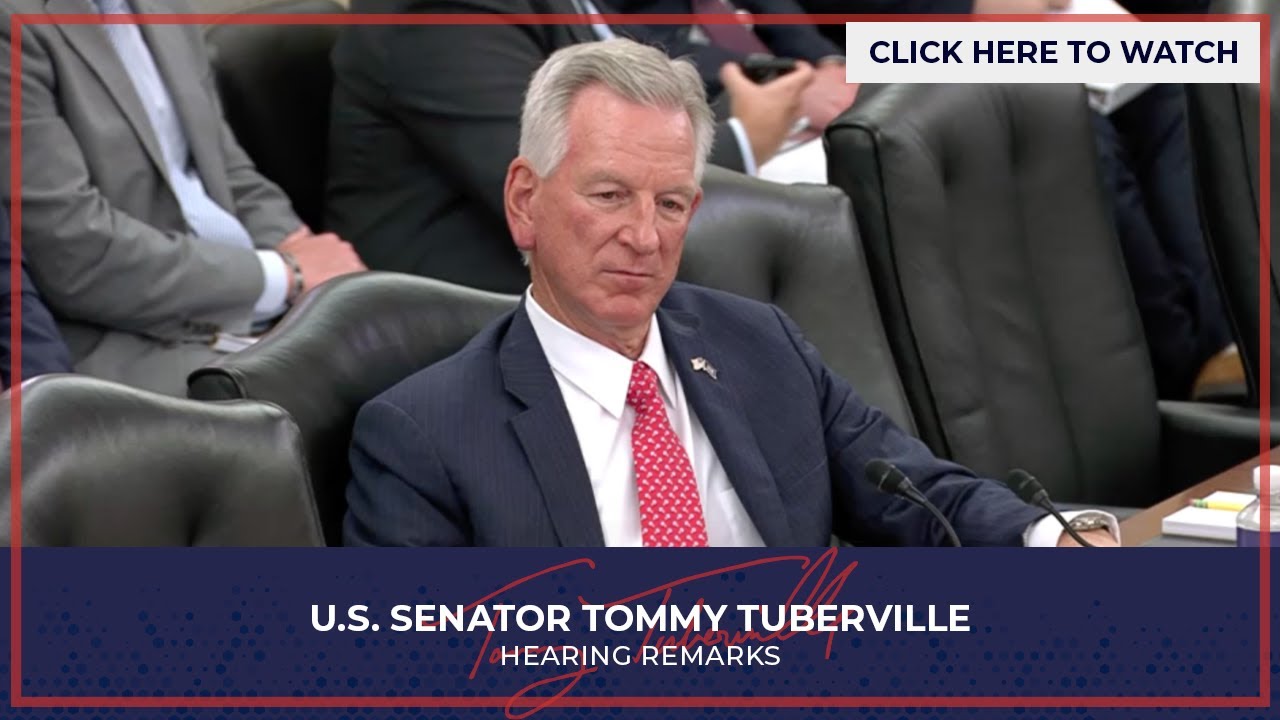 Senator Tuberville Questions VA Nominee John Bartrum and DoL Nominee ...