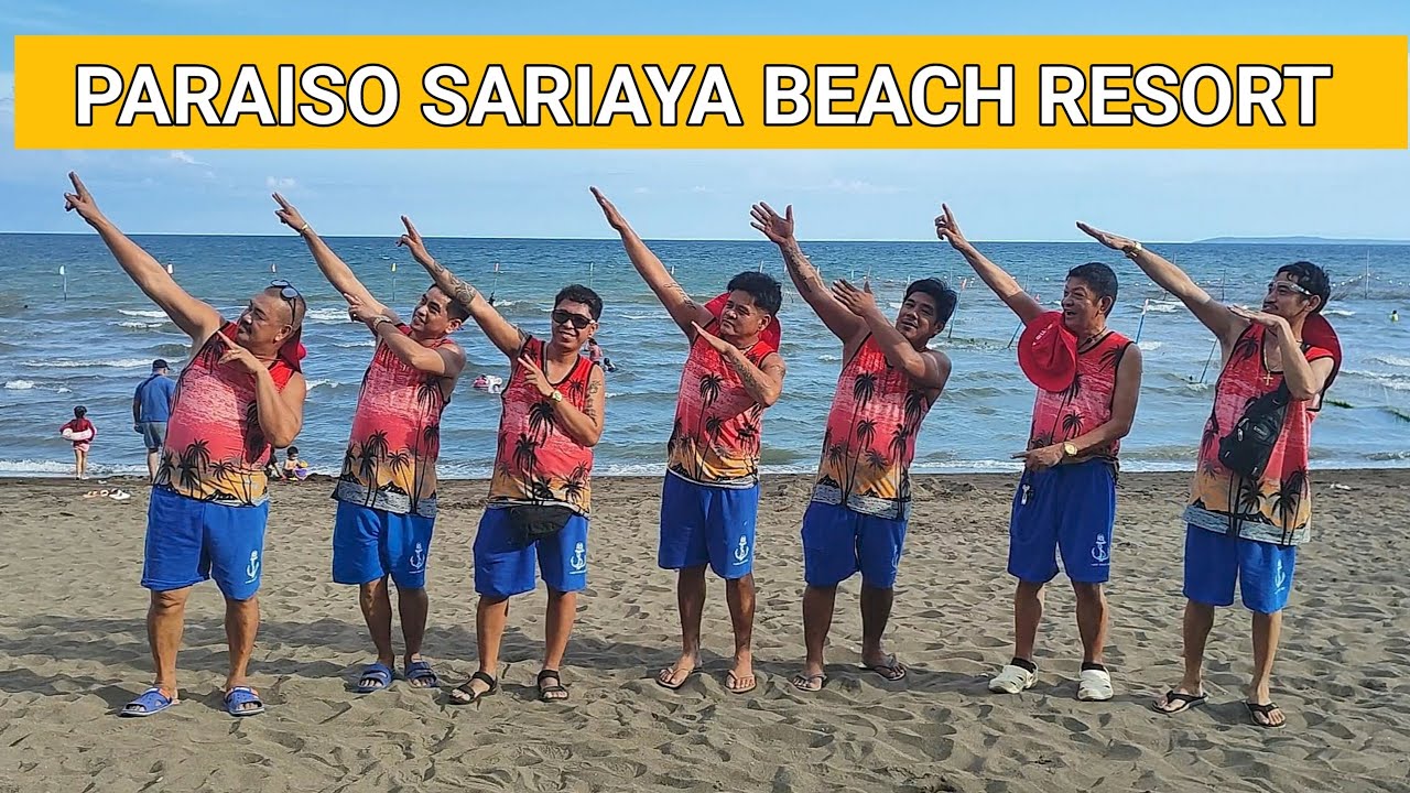 PARAISO SARIAYA BEACH RESORT | PARANG MGA CREW ANG DAMIT - YouTube