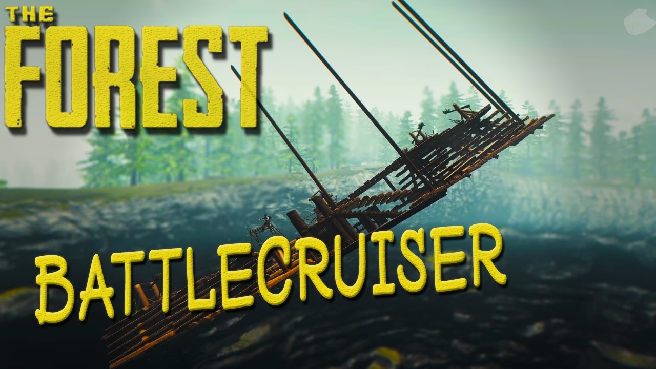 FLYING ship? Battlecruiser Operational ! | The Forest - YouTube