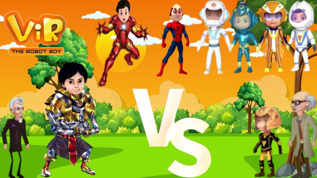 robot boy vs robot boy | cartoon | vir the robot boy | new cartoon ...