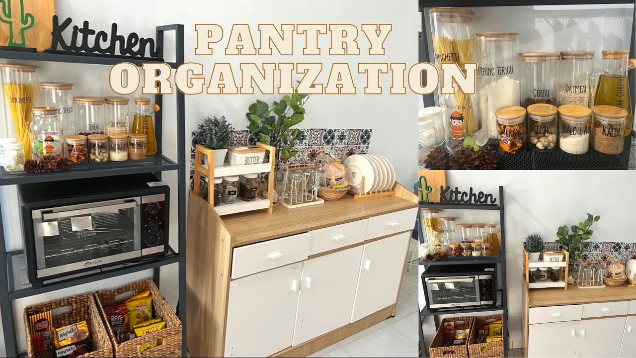 Pantry Organization || Menata Mini Pantry Sederhana || Mempercantik ...