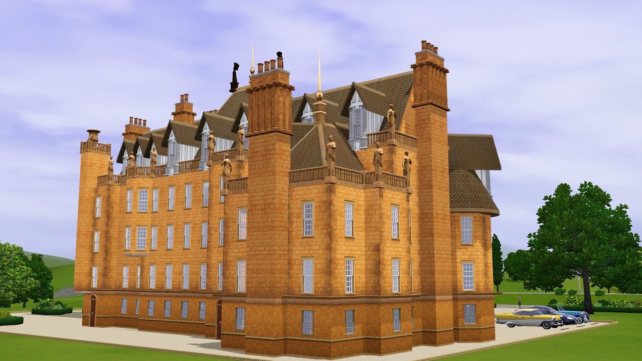 The Sims 3 - Building a Family Castle! Part 3 - YouTube