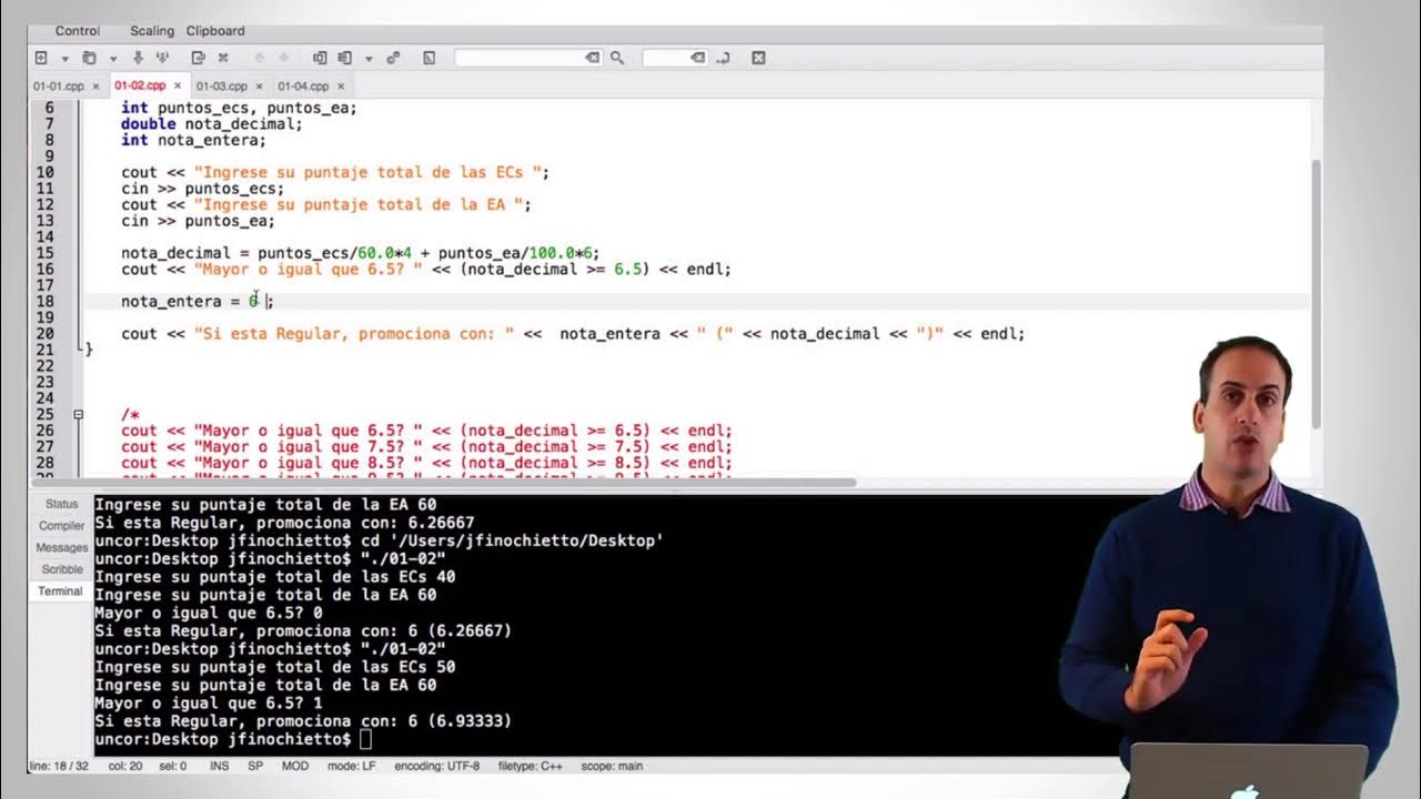 Informática C++ CLASE 2 A - YouTube