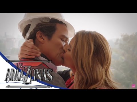 ¡Cassandra y Eduardo se besan! - Las Amazonas*