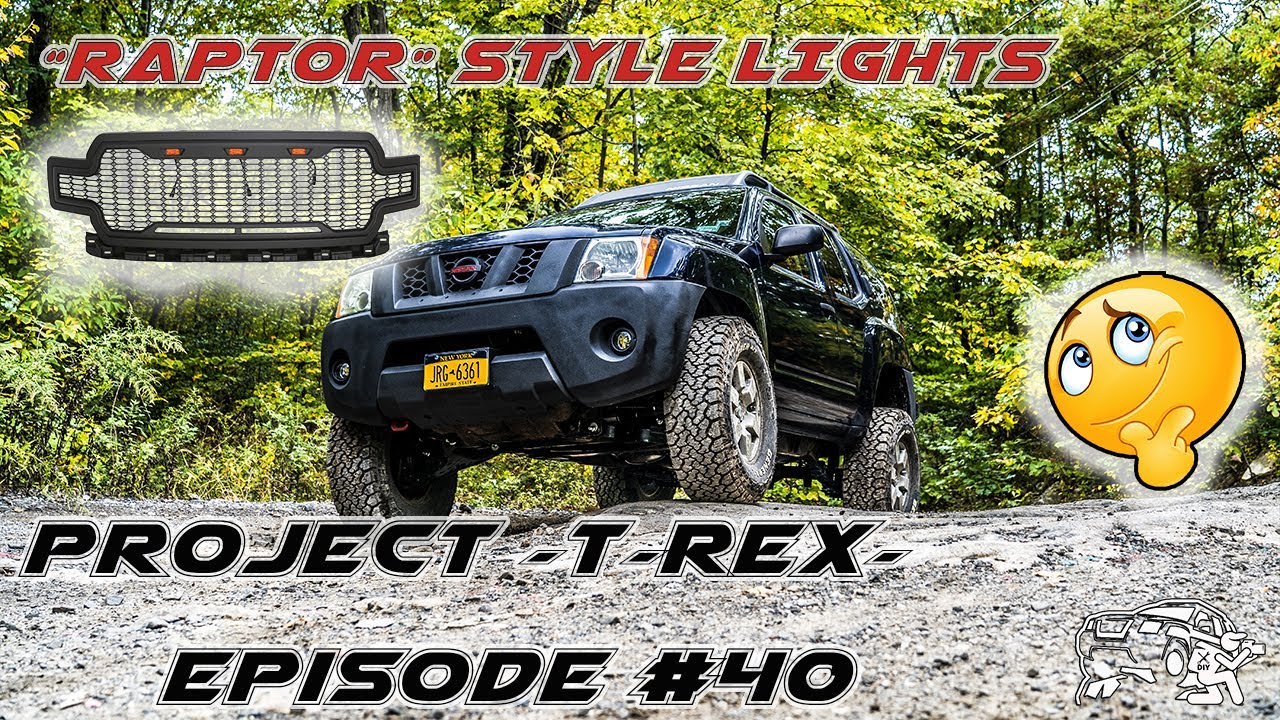 My Attempt At "Raptor Style" Grill LED lights - YouTube