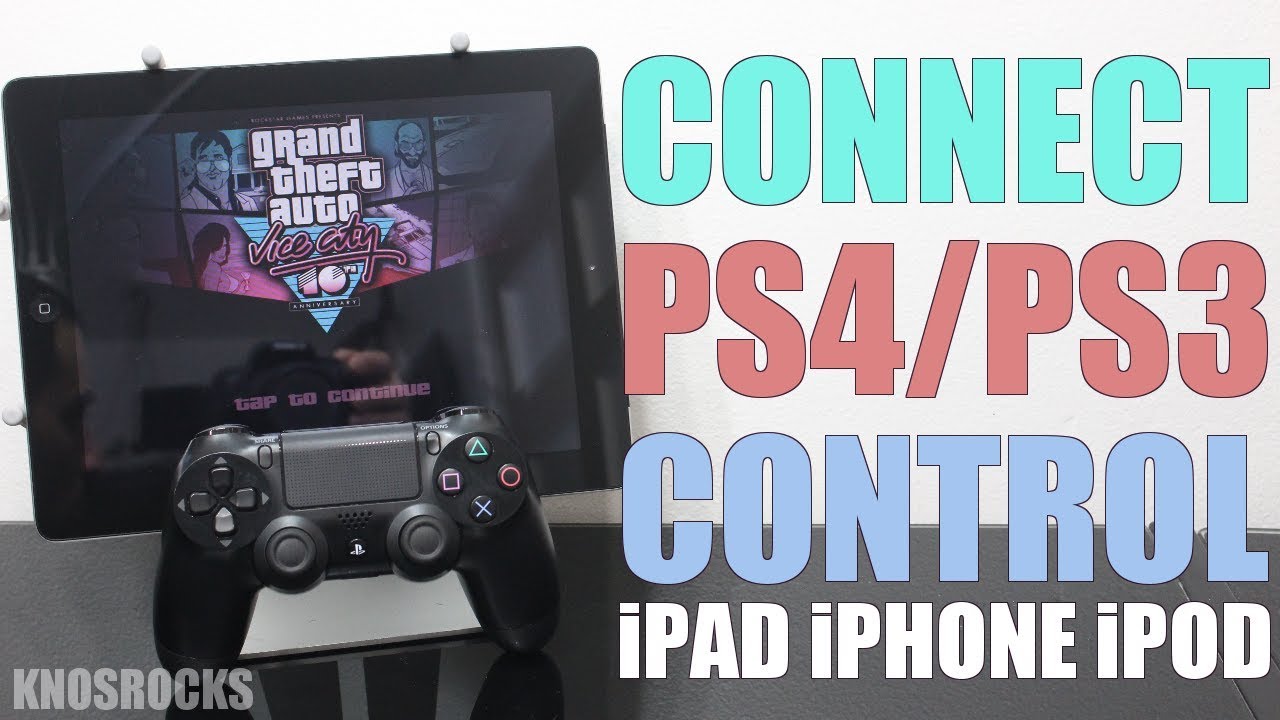 How To Use PS4 DualShock 4 / DS3 Controller To Play Games iOS 9.3.5 - 9 ...