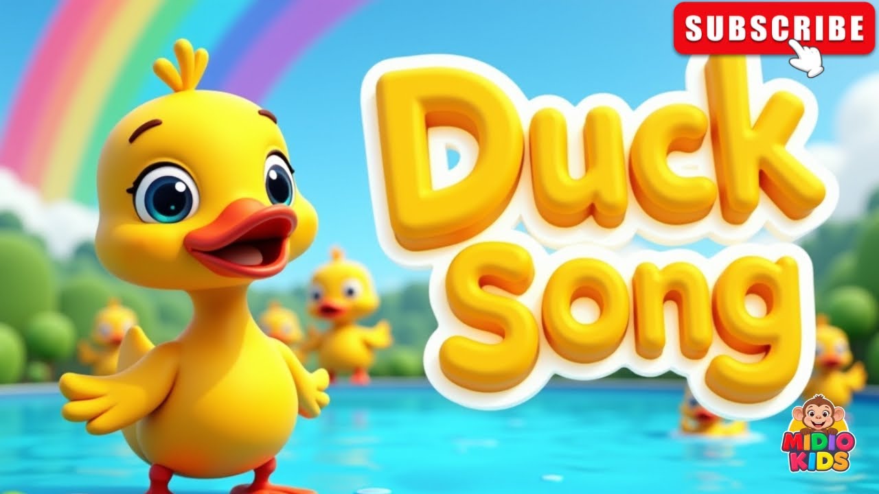Duck Song •Cute Cartoon for Kids Sing & Dance with Ducklings #ducksong ...