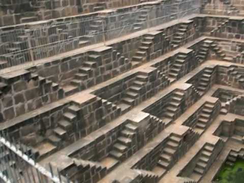 Baolis step-well - Abhaneri, India - YouTube