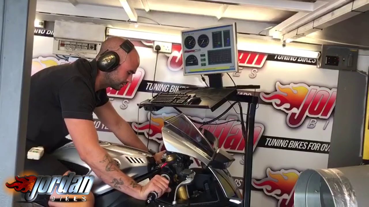 Yamaha R1M 2016 ECU REMAP FLASH JORDAN BIKES DYNO - YouTube