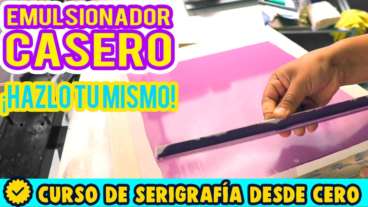 COMO PREPARA UN EMULSIONADOR CASERO PARA SERIGRAFIA | FACIL Y BARATO ...