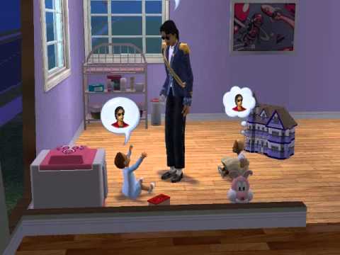 Michael Jackson Visiting Orphanages Sims 2 - YouTube