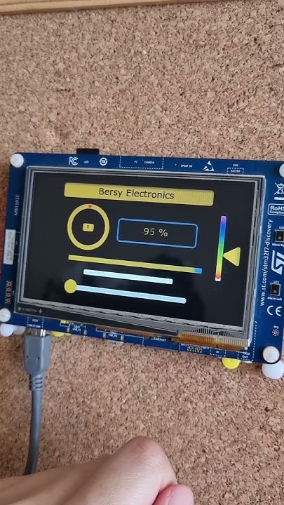 STM32 TOUCHGFX Slide Menü Swipe Container Multi Screen #shorts - YouTube