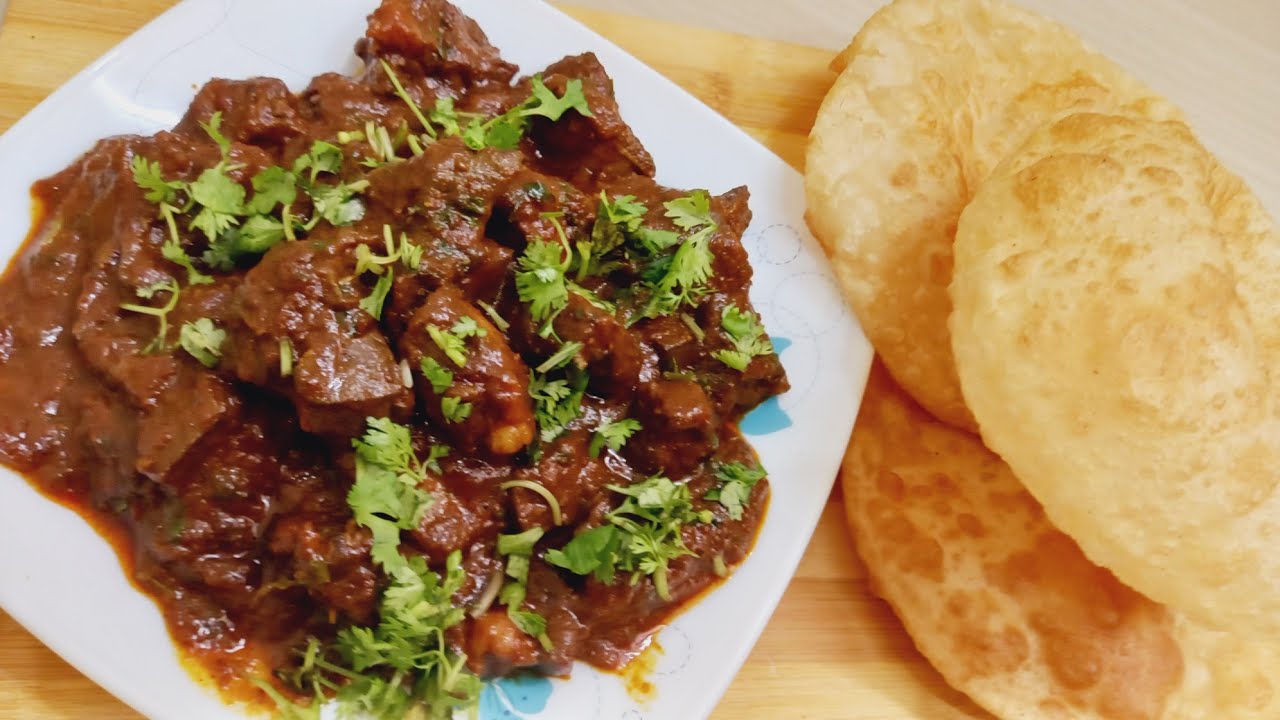 Lazeez Gurde, Kaleji Aur Tilli Ka Bhuna Masala Salan/ Mutton Kidney ...