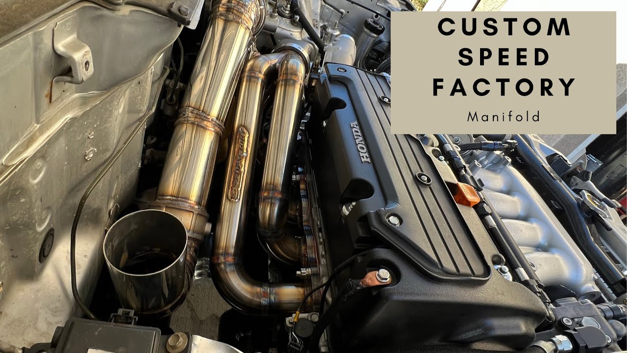 Turbo K Swap 2000 CR-V Gets Custom Speedfactory Turbo Manifold😱 - YouTube