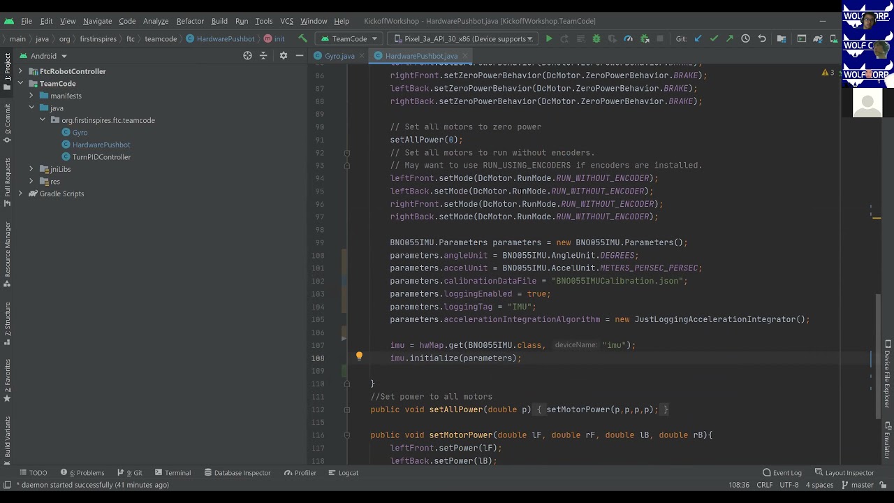 Using PID with Gyro in FTC Programming - LAFTC Team Wolfcorp 12525 ...
