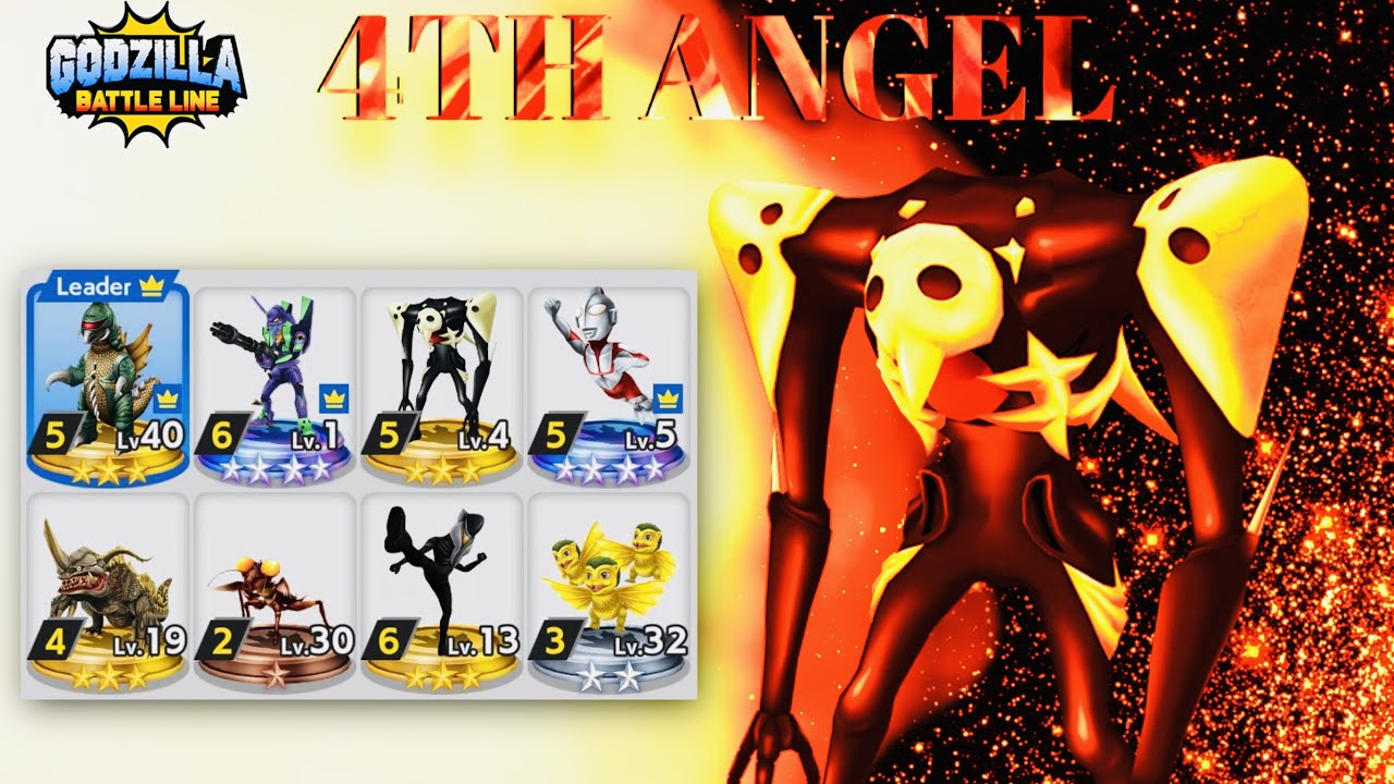 4th Angel is Insane! Godzilla Battle Line Fair Matches - YouTube