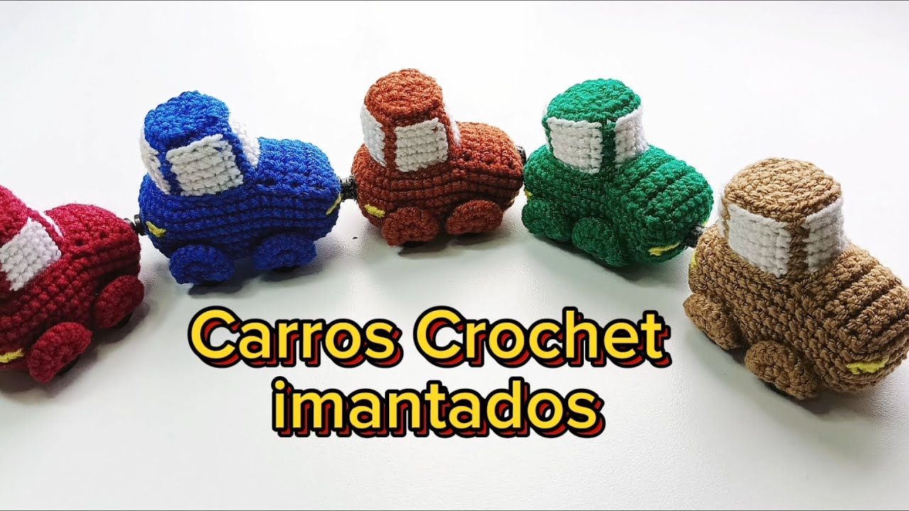 Genial idea para niños/carros en crochet/tutorial/paso a paso. - YouTube