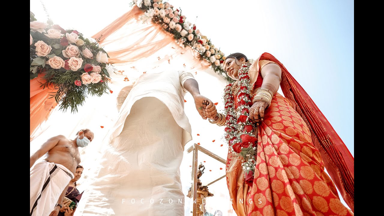 kerala intimate wedding highlights | Focozon weddings | mascot beach ...