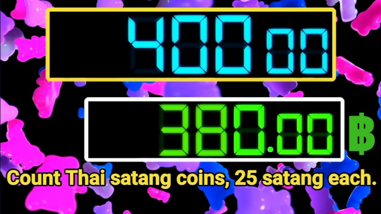 400 Seconds Countdown (With Count money Thai coins to 380.00 THB ...