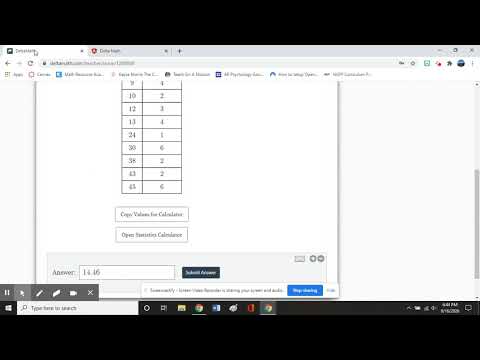 Calculating Standard Deviation using the Delta Math Calculator - YouTube