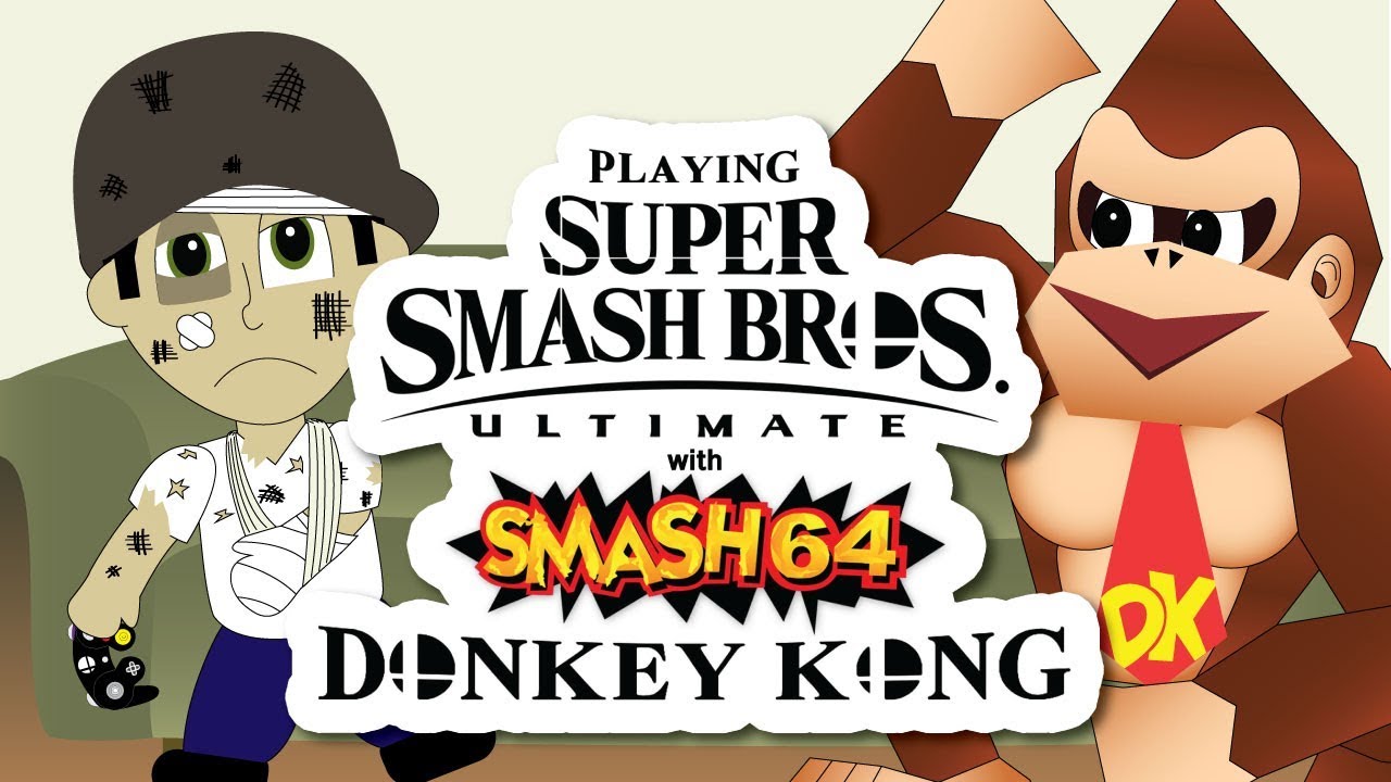 Playing Super Smash Bros. Ultimate with SMASH 64 Donkey Kong - YouTube